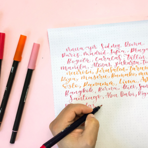 Curso Lettering con brush pen EN DIRECTO! Sofi Letters
